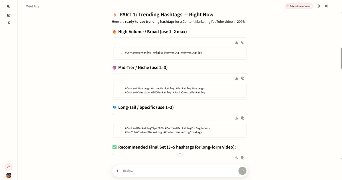 How to Find Trending YouTube Hashtags to Get More Views | AllyHub